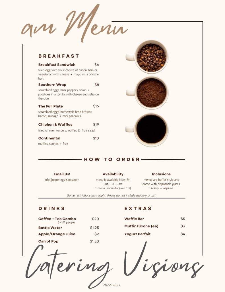 Corporate Breakfast - Catering Visions